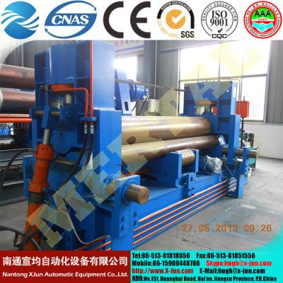 China W11C-40X18000 Marine three-roller hydraulic plate bending machine, pressure head plate rolling machines for sale