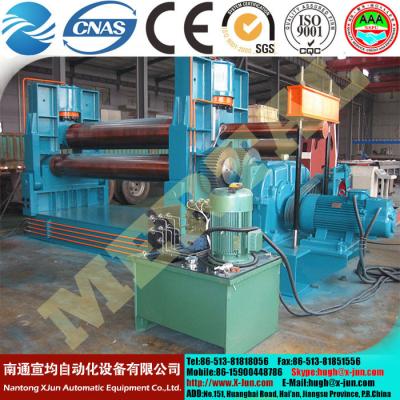 China MCLW11NC-20*2300 hydraulic symmetric three roller plate rolling machine,bending mchine for sale