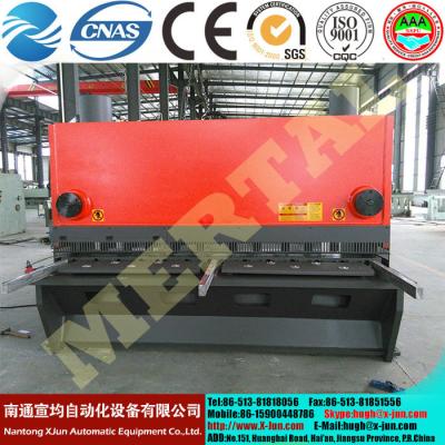 China NC Control Guillotine Shearing Machine E21S CE Standard for Plate Sheet Cutter for sale