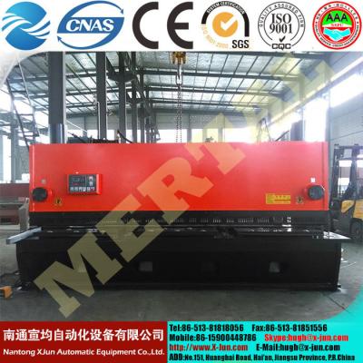 China NC Control Guillotine Shearing Machine E21S CE Standard for Plate Sheet Cutter for sale