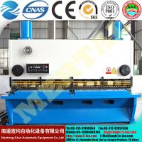 China NC Control Guillotine Shearing Machine E21S CE Standard for Plate Sheet Cutter for sale