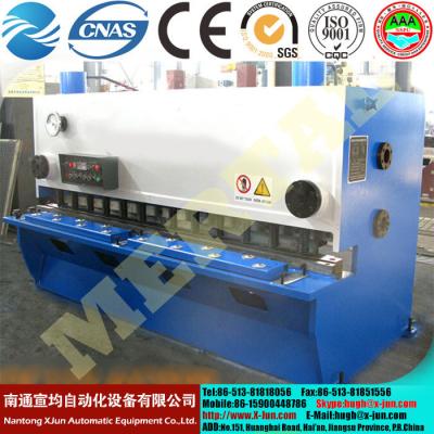 China NC Control Guillotine Shearing Machine E21S CE Standard for Plate Sheet Cutter for sale