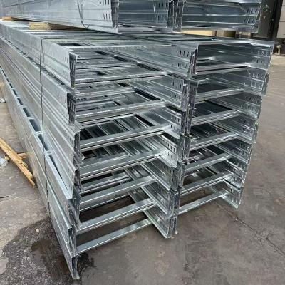 China Hot Dip Galvanized Trough Cable Tray For Cable Conduit Waterproof Outdoor Electrical Wall Mount for sale