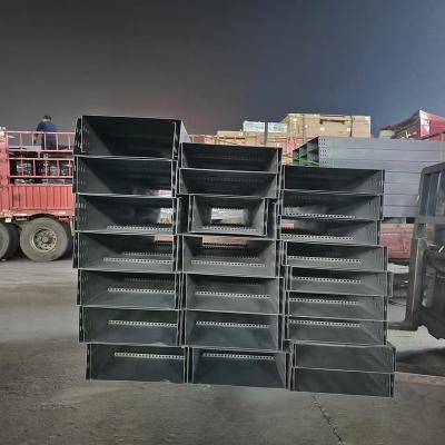 China Durability Qualities Trough Cable Tray For Electrical Systems Rain Roof Trough Bridge Cable Tray for sale