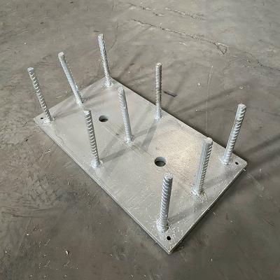 China Stainless Steel Embedded Parts Prefabricated Building Architectural Hardware for sale