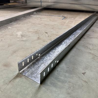 China Powder Coated Metal Cable Trunking Hot Dipped Galvanized Channel Type for sale