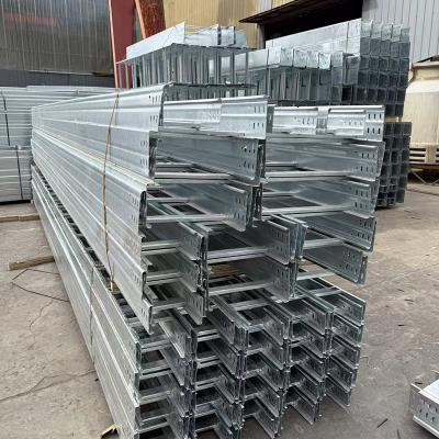 China Open Structure Wire Mesh Stainless Steel Cable Ladder For Industrial Heat Dissipation Convenient Cabling for sale