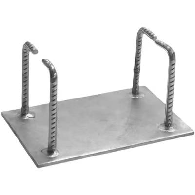 China High Speed Rail Bridge Photovoltaic Curtain Wall Embedded Parts Hot Dip Galvanized for sale