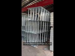 Cable Tray resistente alla corrosione Hdg Cable Tray metallo perforato Larghezza 50-1200mm