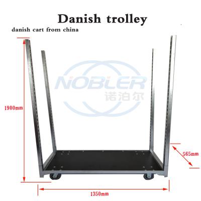 중국 1350 밀리미터 표준 덴마크어 꽃 손수레는 빠른 전환을 위해 설치되어서 접었습니다 판매용