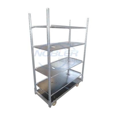 Cina Farm Plant Flower Cc Trolley Metallo zincato Orticolo Vivaio Trasporto piante in vendita