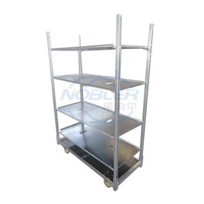 Cina Farm Plant Flower Cc Trolley Metallo zincato Orticolo Vivaio Trasporto piante in vendita