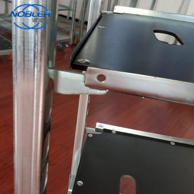 중국 675*562*1800mm 금속판 덴마크 꽃 트롤 PP 바퀴 1350*565*1900mm 판매용