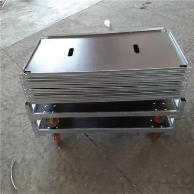 중국 물 막 Dutch 꽃 트롤리 금속 프레임 바구니 쉽고 부드러운 꽃 취급 판매용