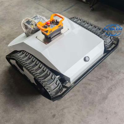 China Remote-controlled intelligent crawler lawn mower, with lithium iron phosphate (LiFePO₄) battery, four-wheel drive, energy-saving and environmentally friendly, and 3 hours of continuous operation. for sale