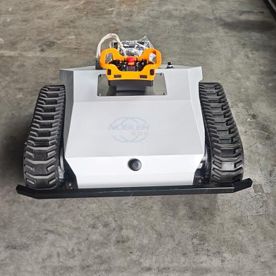 China Remote-controlled intelligent crawler lawn mower, with lithium iron phosphate (LiFePO₄) battery, four-wheel drive, energy-saving and environmentally friendly, and 3 hours of continuous operation. for sale