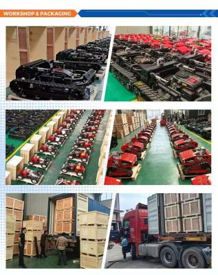 China Remote-controlled intelligent crawler lawn mower, with lithium iron phosphate (LiFePO₄) battery, four-wheel drive, energy-saving and environmentally friendly, and 3 hours of continuous operation. for sale