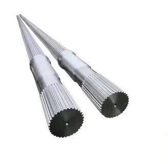 中国 ツインスクリューエクストルーションマシン パーソナライズされた材料のための振動回転スクリューエレメント WPCエクストルーダー 販売のため