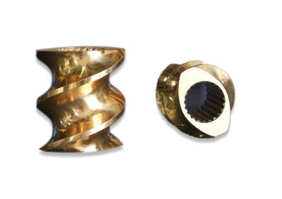 中国 35/52/65/75/85/95mm 中心直径 パーソナライズされた材料 エクストルーダー機械部品のためのスクリューエレメントとバレル CTEタイプ 販売のため