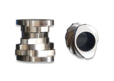 中国 35/52/65/75/85/95mm 中心直径 パーソナライズされた材料 エクストルーダー機械部品のためのスクリューエレメントとバレル CTEタイプ 販売のため