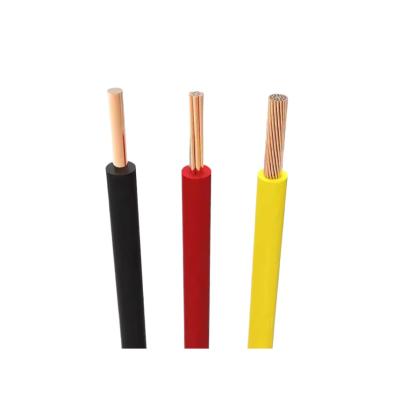 China Single Multi Core BV BVR Electrical Wire 1.5mm 2.5mm 4mm 6mm 10mm Customized Colors for sale