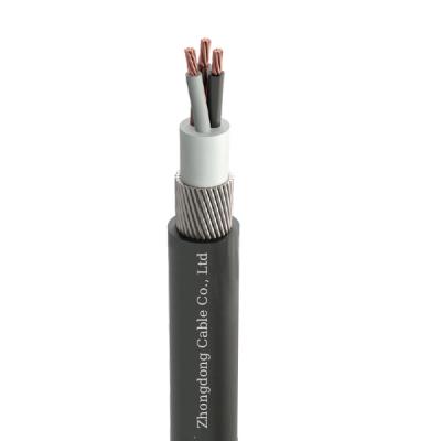 China Multi Core LSZH Low Smoke Zero Halogen Cable XLPE Steel Wire Armoured for sale