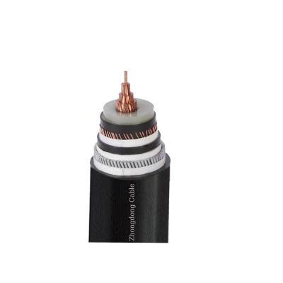 China Single Core Underground High Voltage Electrical Cable With Copper Or Aluminum Conductor for sale