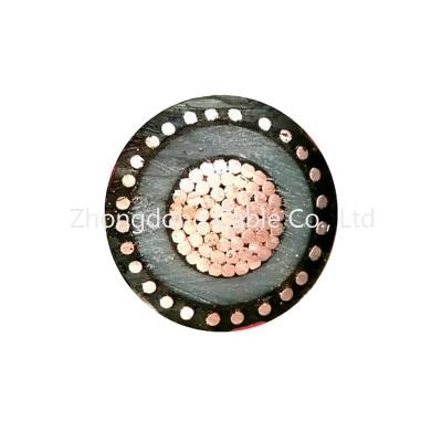 China Single Copper Core Medium Voltage Cable AWA Armored 21KV 35kV XLPE PVC MV Cable for sale