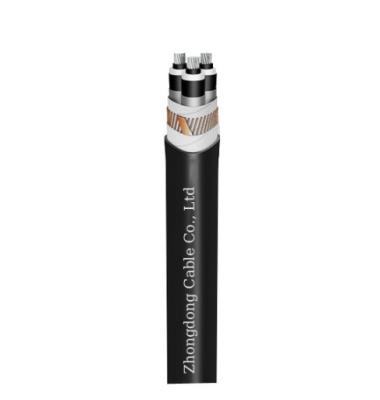 China Copper Wire Screen MV Power Cable XLPE Insulated Three Core 21/35kV for sale