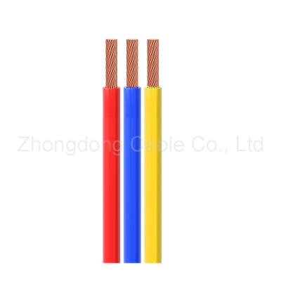 China BV BVV Copper Conductor Electrical Wire Heat Resistant With PVC Insulation Sheath for sale
