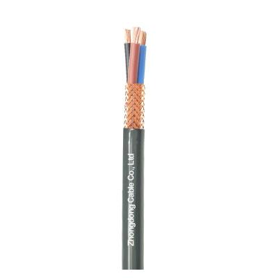 中国 可とう性制御ケーブル 銅線 シールド 難燃性 編組シールド H07VV H07VVCY 販売のため