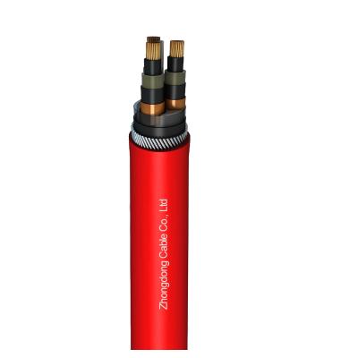 中国 難燃性MV中電圧ケーブル 6kV- 26/35kV 鎧装電力ケーブル 販売のため