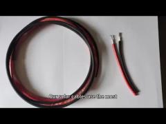 Tinned Copper XLPO Jacket Photovoltaic Solar Cable Flame Retardant PV Cable HIZ2Z2-K