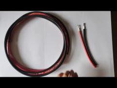Flame Retardant Copper Core Solar Cable XLPO Jacket Photovoltaic PV Cable 1 Core