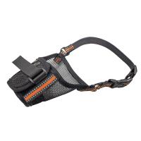 China Adjustable Dog Muzzle Soft Padded Breathable Anti Biting Pet Muzzle 16cm 28cm Custom Logo for sale
