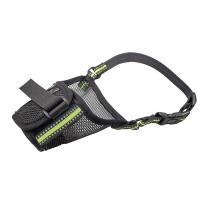 China Adjustable Dog Muzzle Soft Padded Breathable Anti Biting Pet Muzzle 16cm 28cm Custom Logo for sale