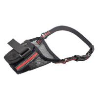 China Adjustable Dog Muzzle Soft Padded Breathable Anti Biting Pet Muzzle 16cm 28cm Custom Logo for sale