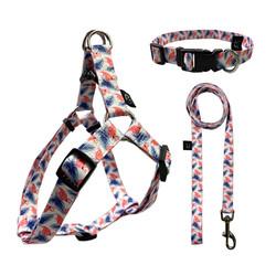 Chine Polyester fait sur commande de style de flamant de Logo Hunter Dog Leashes Cute Soft à vendre