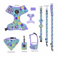 China 7 in 1 Padded Breathable Dog Harness No Pull Adjustable Pet Vest 900D Nylon for sale
