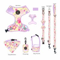 China 7 in 1 Padded Breathable Dog Harness No Pull Adjustable Pet Vest 900D Nylon for sale