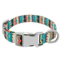 China Custom Nylon Dog Collar with Neoprene Handle 500 pcs MOQ OEM Logo for sale