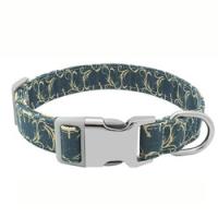 China Custom Nylon Dog Collar with Neoprene Handle 500 pcs MOQ OEM Logo for sale