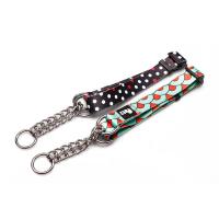 China Wholesale Polyester Custom Adjustable Buckle Pet Dog Collar 500pcs MOQ Reflective for sale