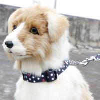 China Wholesale Polyester Custom Adjustable Buckle Pet Dog Collar 500pcs MOQ Reflective for sale