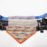 China Custom Adjustable Triangle Pet Bandana Polyester Sizes XS to L for Dogs Cats for sale