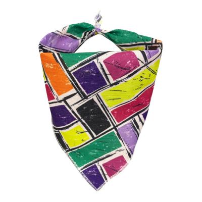 Cina Bandana stampata del cane di doppio strato in vendita