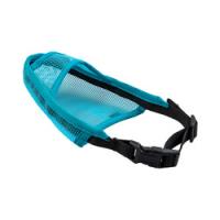 China Adjustable Nylon Dog Muzzle Anti Bite Breathable Mesh Pet Muzzle 16x28cm Custom Logo for sale