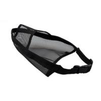 China Adjustable Nylon Dog Muzzle Anti Bite Breathable Mesh Pet Muzzle 16x28cm Custom Logo for sale