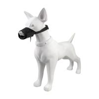 China Adjustable Nylon Dog Muzzle Mesh Anti Bark Breathable Pet Muzzle 16cm 28cm for sale