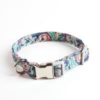 China Custom Sublimation Dog Collar Personalized Logo High Density Polyester 1 Inch Width for sale